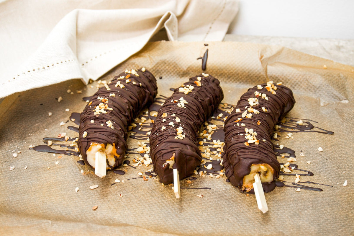 Frozen Banana & Peanut Butter Snickers Lollies – Health Results